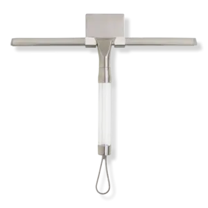 ZADRO Shower Squeegee With Hanging Loop And Wall Mount - Clear