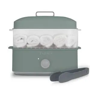 ZADRO Facial Towel Steamer With Tongs - Dark Green
