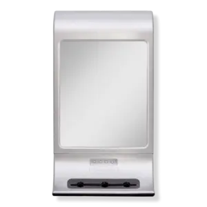 ZADRO Led Lighted Fogless Shower Mirror With Suction Cup & Holder - Silver