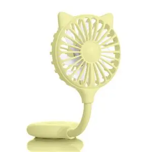 ZADRO Cat Ear Beauty Fan - Yellow