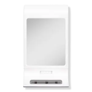 ZADRO Led Lighted Fogless Shower Mirror With Suction Cup & Holder - White
