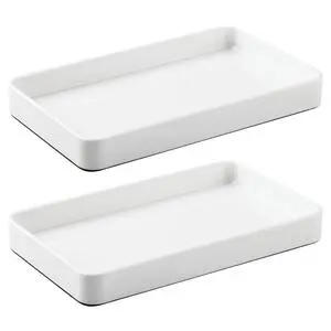 IDESIGN Steel Bathroom Vanity Tray - One-color