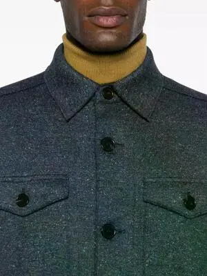 Harris Wharf London Buttoned Shirt Jacket