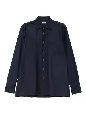 Kiton Chest-pocket Buttoned Shirt