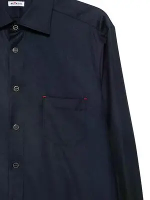 Kiton Chest-pocket Buttoned Shirt