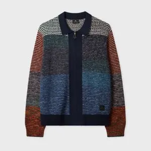 Paul Smith Colour-block Zip-through Cardigan