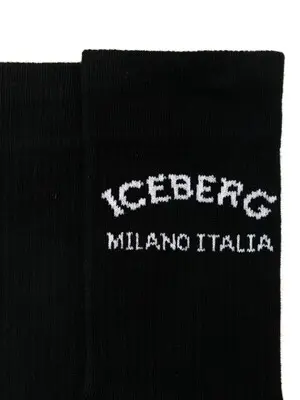 Iceberg Logo Socks