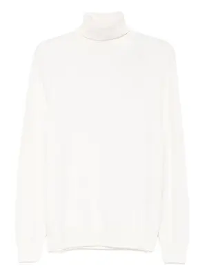 Paul & Shark Turtleneck Sweater - White