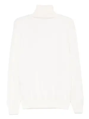 Paul & Shark Turtleneck Sweater - White