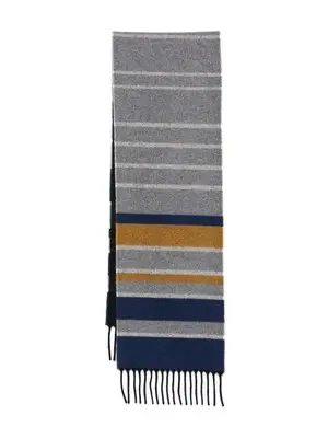 Paul Smith Wool Blend Scarf - Grey