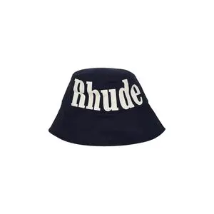 Rhude Logo Bucket Hat - Blue