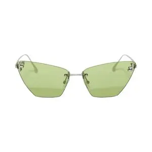 Fendi First Crystal Sunglasses - Silver