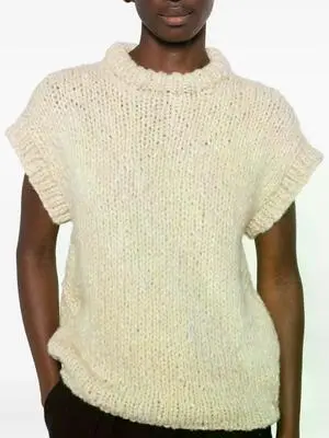 CASEY CASEY Round-neck Knitted Top