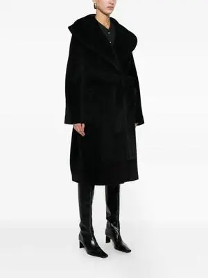 Tagliatore Hooded Belted Coat