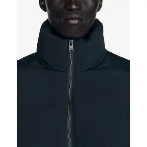 Sandro High-neck Puffer Jacket - Black