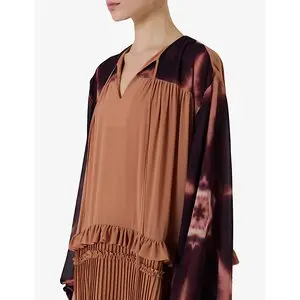 LEEM Printed Woven Maxi Kaftan