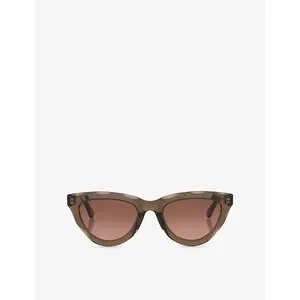 Chloé Ch0294s Cat Eye-frame Sunglasses - Brown