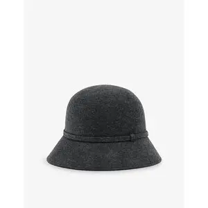REISS Felicity Felted-wool Bucket Hat - Grey