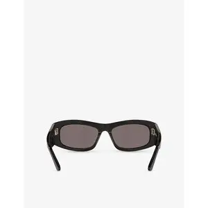 Balenciaga Bb0395s Rectangle-frame Sunglasses
