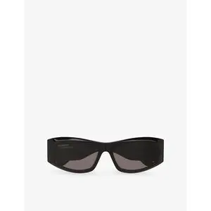 Balenciaga Bb0395s Rectangle-frame Sunglasses