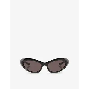 Balenciaga Bb0384s Cat Eye-frame Sunglasses - Black