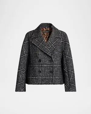 Dolce & Gabbana Check Pied Poule Double-Breasted Jacket - Check
