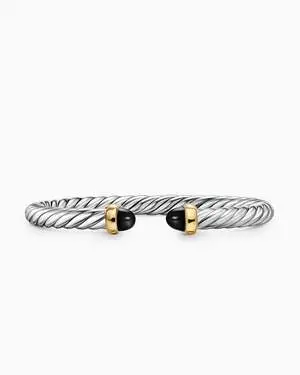 David Yurman Cable Flex Bracelet - Black Onyx