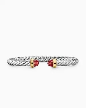 David Yurman David Yurman Cable Flex Bracelet With Gemstone Rhodolite Garnet