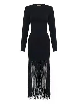 NICHOLAS Fiorella Fringe Maxi Dress
