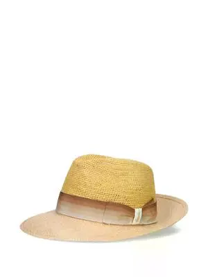 Borsalino Ribbon Trim Hat