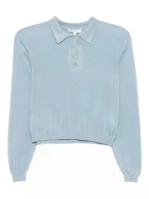 TO B. BY AGNÈS B. Cropped Polo Shirt