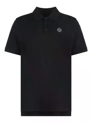 Canada Goose Logo-patch Polo Shirt - Black