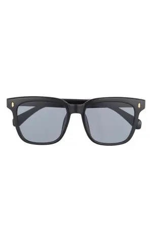 AIRE Luna 54mm Square Sunglasses - Black/smoke Mono