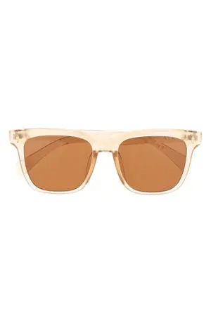 AIRE Luna 54mm Square Sunglasses Sand/brown Grad