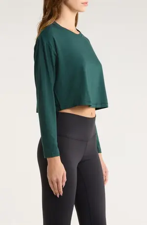 Spanx Long Sleeve Crop T-shirt