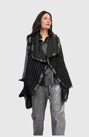 Alembika Ashen Cozy Draped Vest