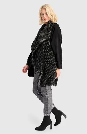 Alembika Ashen Cozy Draped Vest