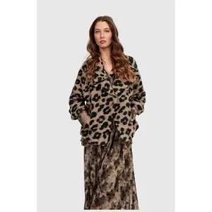 Alembika Wildcard Cozy Animal Print Jacket