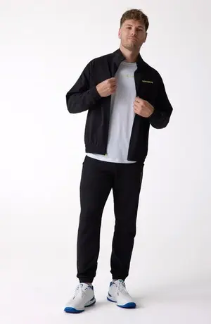 CENTERLINE ATHLETICS Courtside Track Jacket - Black