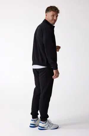 CENTERLINE ATHLETICS Courtside Track Jacket - Black