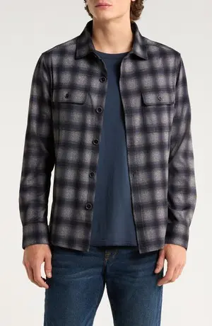 Robert Barakett Kaleb Plaid Overshirt