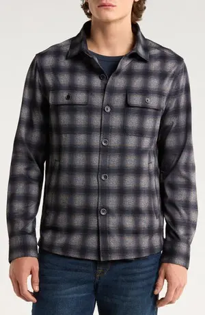 Robert Barakett Kaleb Plaid Overshirt