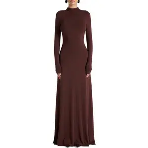 Naked Wardrobe Long Sleeve Maxi Dress