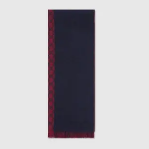 Gucci Gg Wool Jacquard Scarf Wool