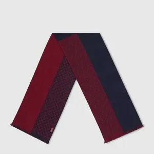 Gucci Gg Wool Jacquard Scarf Wool