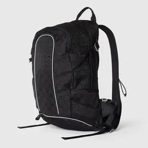 Gucci Small Gg Nylon Backpack - Black