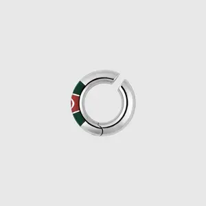 Gucci Single Earring With Web Detail
