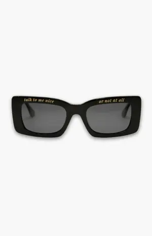 INDY Square Polarized Sunglasses - Black