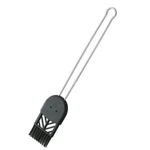 ROSLE Stainless Steel & Silicone Pastry Brush - Silver