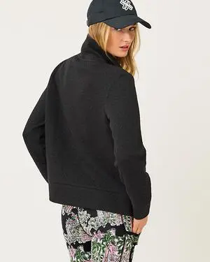 Lilly Pulitzer® Eleni Zip-up Jacket - Noir Butterfly Quilted Knit